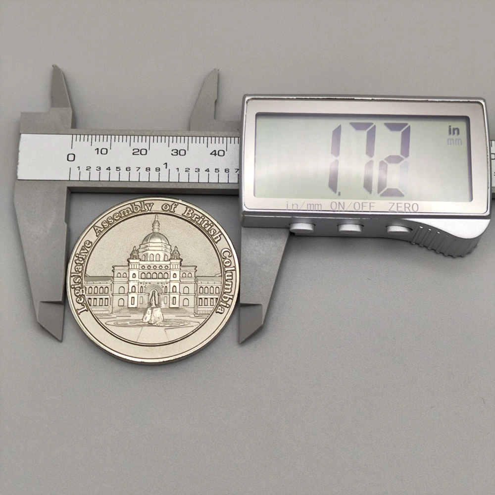 Victoria British Columbia Legislative Assembly Challenge Coin