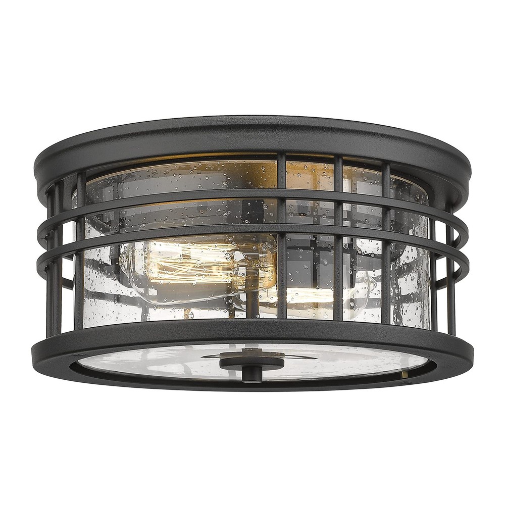 Flush Mount Ceiling Light 2-Light Farmhouse Semi Ceiling Light Fixture ...