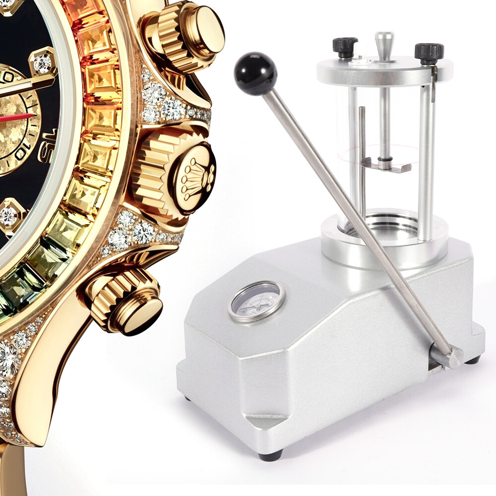 Watch Waterproof Tester W/ Transparent Cylinder+pump Handle For Watch ...