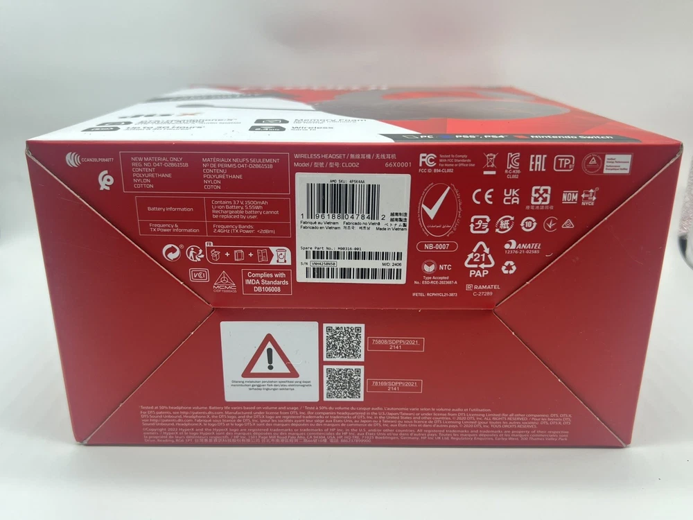 HyperX Cloud II Wireless Gaming Headset for PC PS5 PS4 Switch - Noise ...