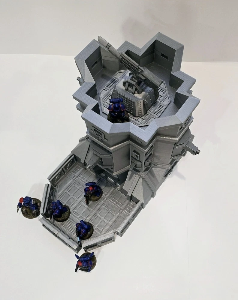 3d Printed 40K Inspired Fortress Proxy Dice Tower. Perfect for 40K or ...