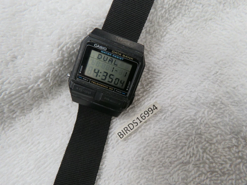 RARE Vintage Casio DB-31 Digital Data Bank Telememo 30 Watch Module 871 ...