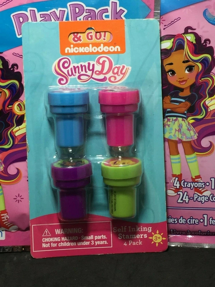 "Sunny Day" Birthday Party Supplies, Self Inking Stamps, Tablecovers ...