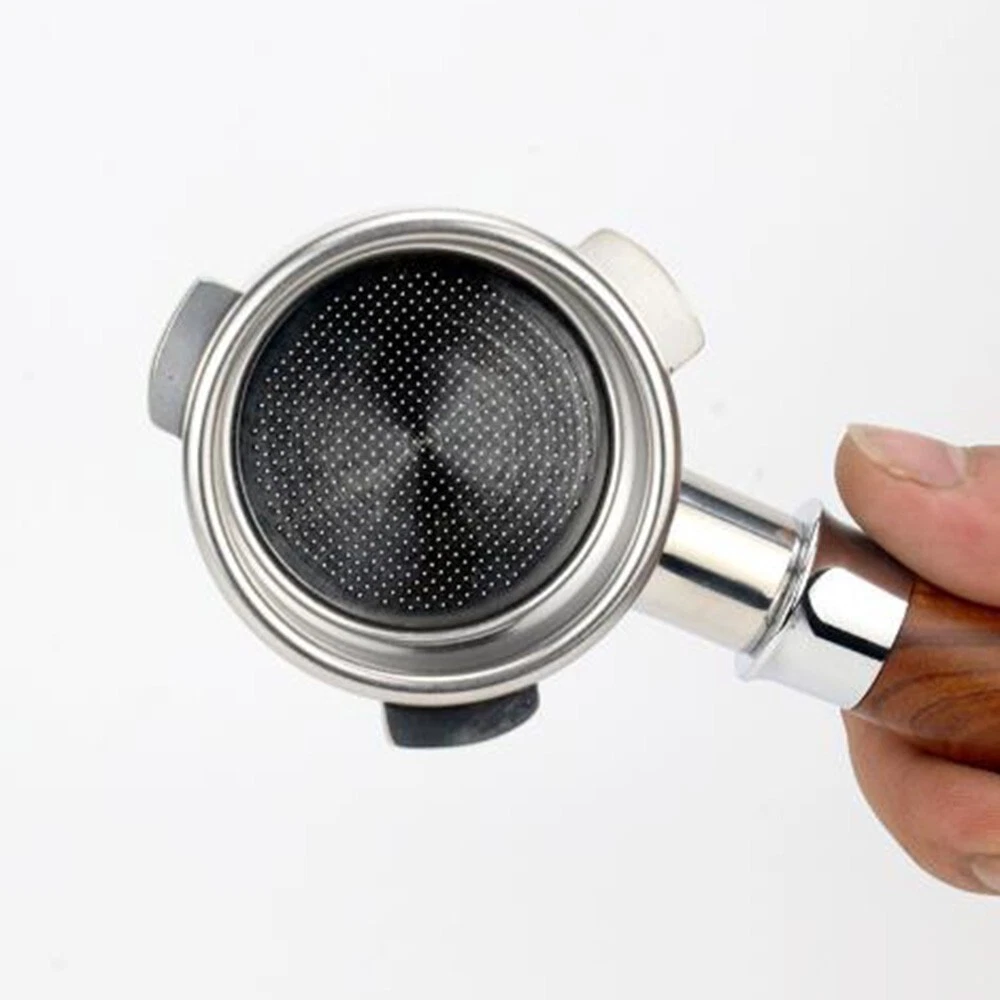 54mm Silver Reusable Double Wall Filter Basket for Coffee Machine 2020