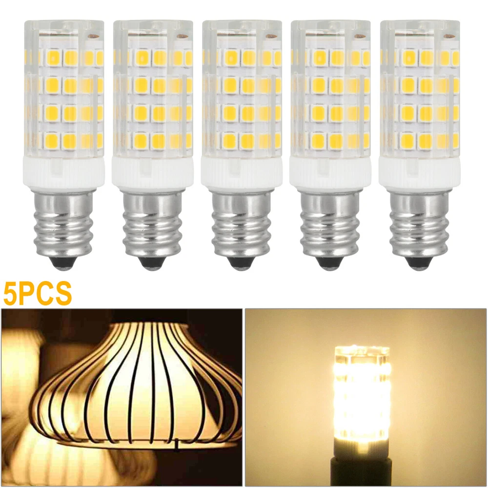 5X Warm/Cool White E12 LED Corn Bulb Light Candelabra Ceiling Fan Lamp ...