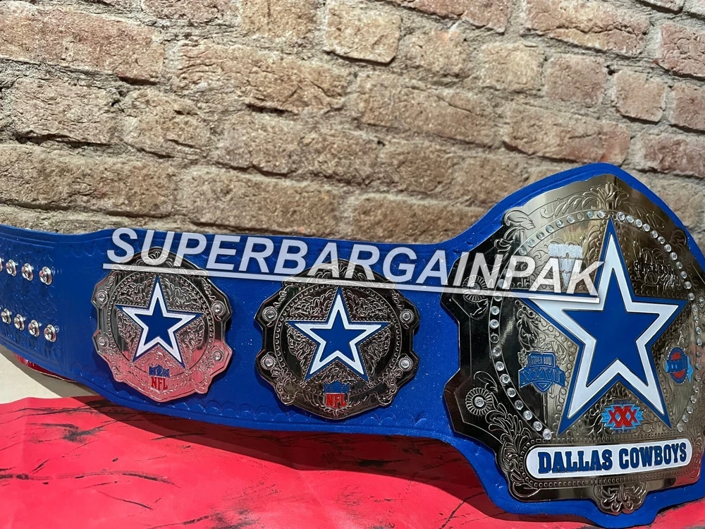 Dallas Cowboys Championship Wrestling Brass 2mm Belt