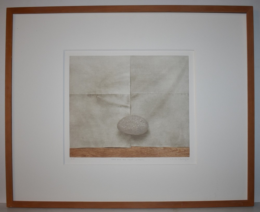 Listed Korean Artist Kyu - Baik Hwang , Signed Original Mezzotint ...