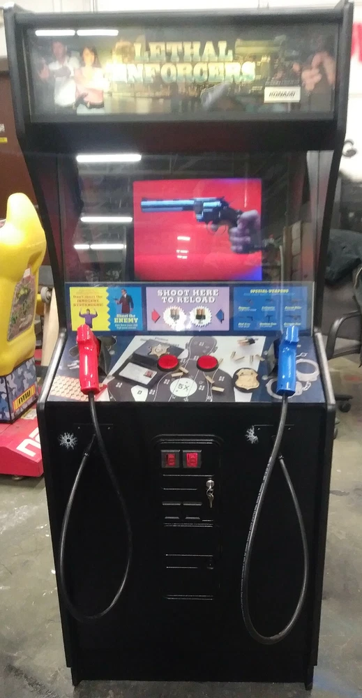 LETHAL ENFORCERS ARCADE MACHINE by KONAMI (Excellent Condition) *RARE*