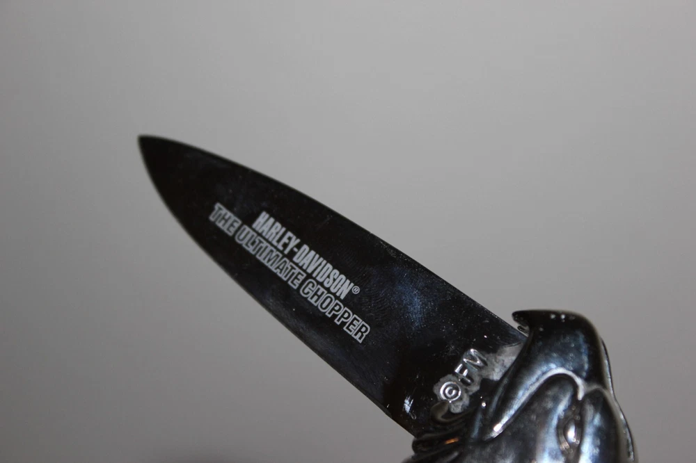 Franklin Mint Harley Davidson Ultimate Chopper folding knife Easy Rider