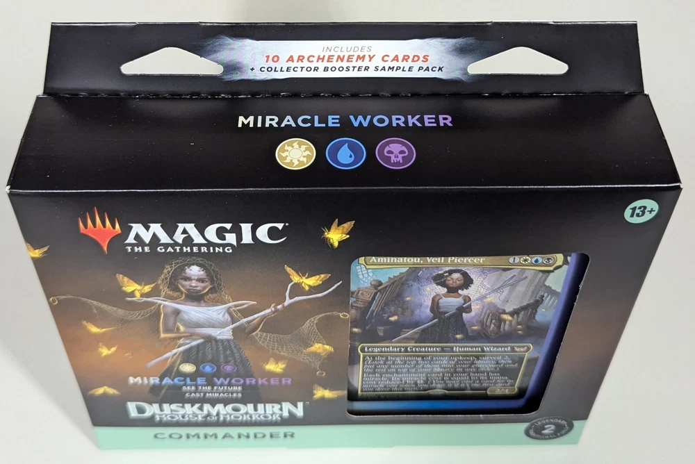 MTG Duskmourn – Miracle Worker Commander Deck | Precon | Magic | DSC