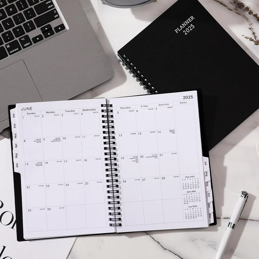 2025 Planner - Planner 2025, 6.25" × 8.3", 2025 Planner with 12 Months, Jan 2025