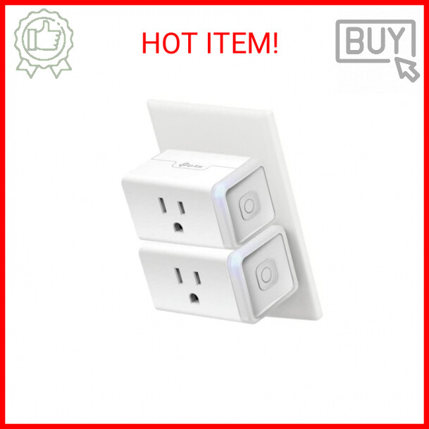 Kasa Smart Plug HS103P2, Smart Home Wi-Fi Outlet Works with Alexa, Echo ...