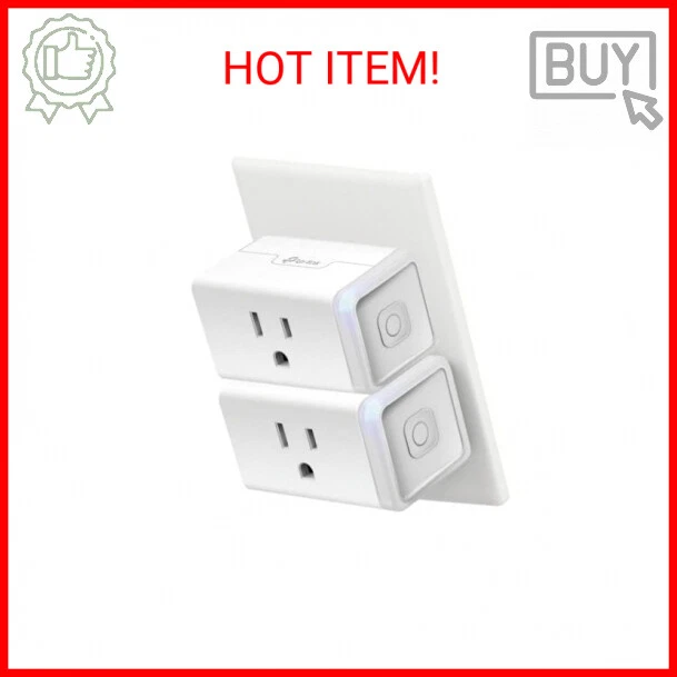 Kasa Smart Plug HS103P2, Smart Home Wi-Fi Outlet Works with Alexa, Echo ...