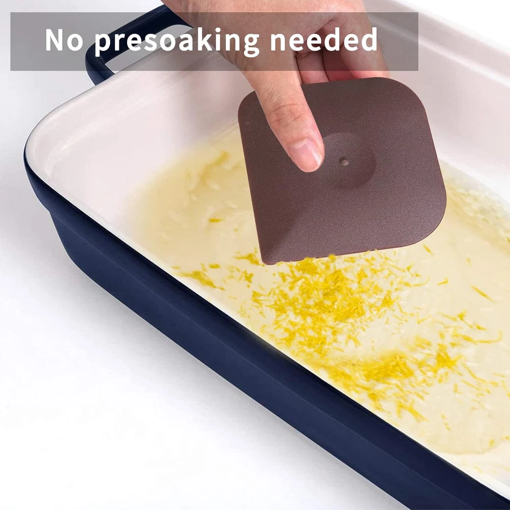 Pan Scrapers Dish Scraper Tool Set, 3Pack Food Scraper Nylon Plastic ...