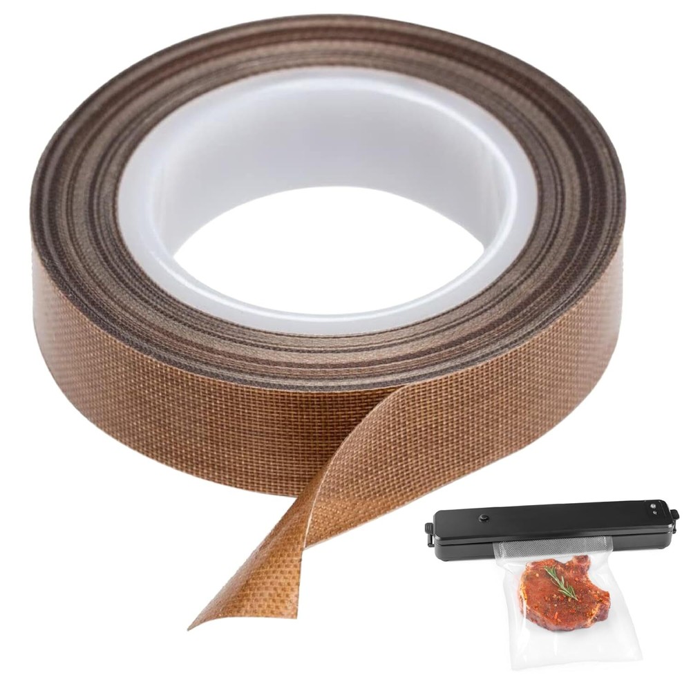 PTFE Tape/Teflon Tape for Vacuum, Hand and Impulse Sealers (1/2-Inch X ...