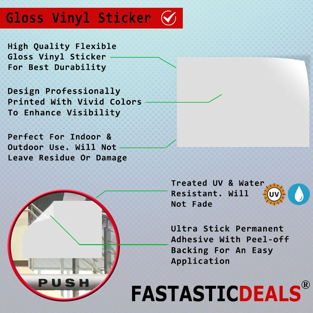 Horizontal Vinyl Stickers Danger Propane Tanks Hazard Flammable Safety ...