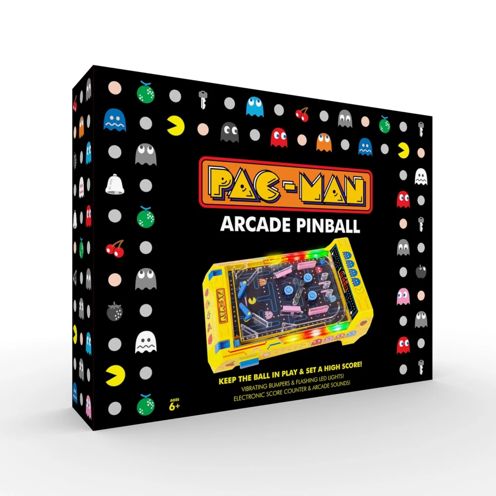 Electronic Arcade Pinball Pac-Man Edition Desktop Game