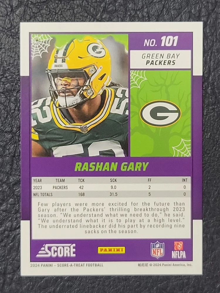 2024 Score A Treat Green Bay Packers Lot Pratt Love Watson Reed ...