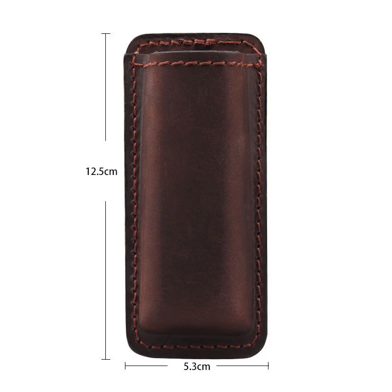 IWB Genuine Leather Magazine Pouch for.380 9mm Pistol Single / Double ...