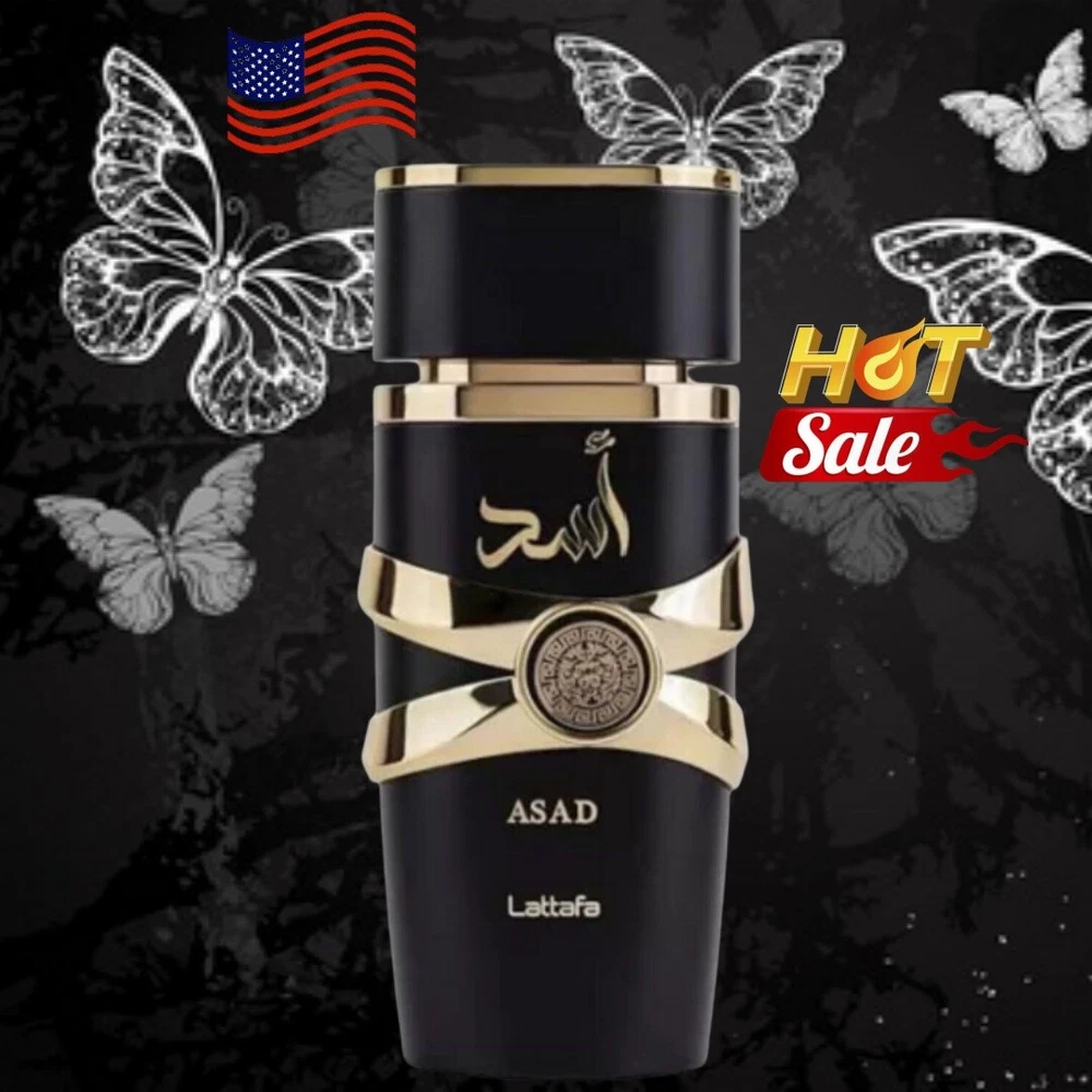 Lattafa Asad by Lattafa 3.4 Oz (100 ml) EDP Eau De Parfum Spray Unisex ...