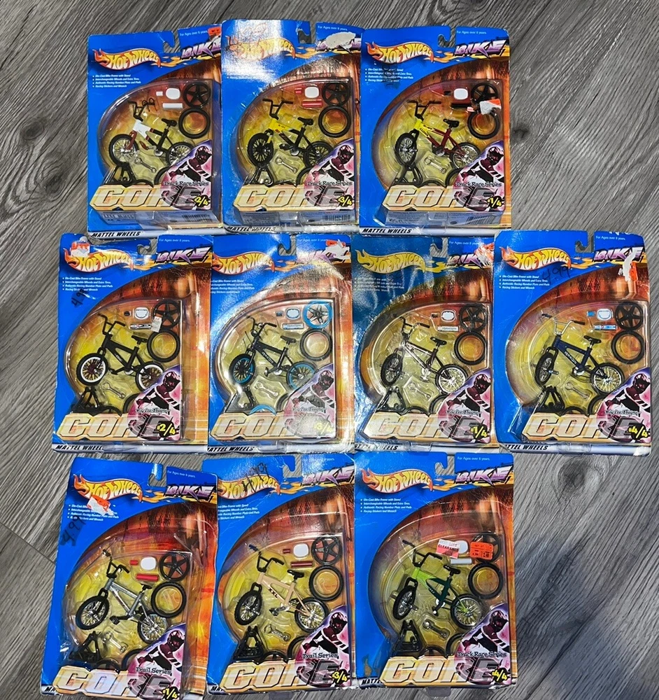 Mattel 2000 Vintage Hot wheels Bike Core Bundle 10 Total Bikes Included