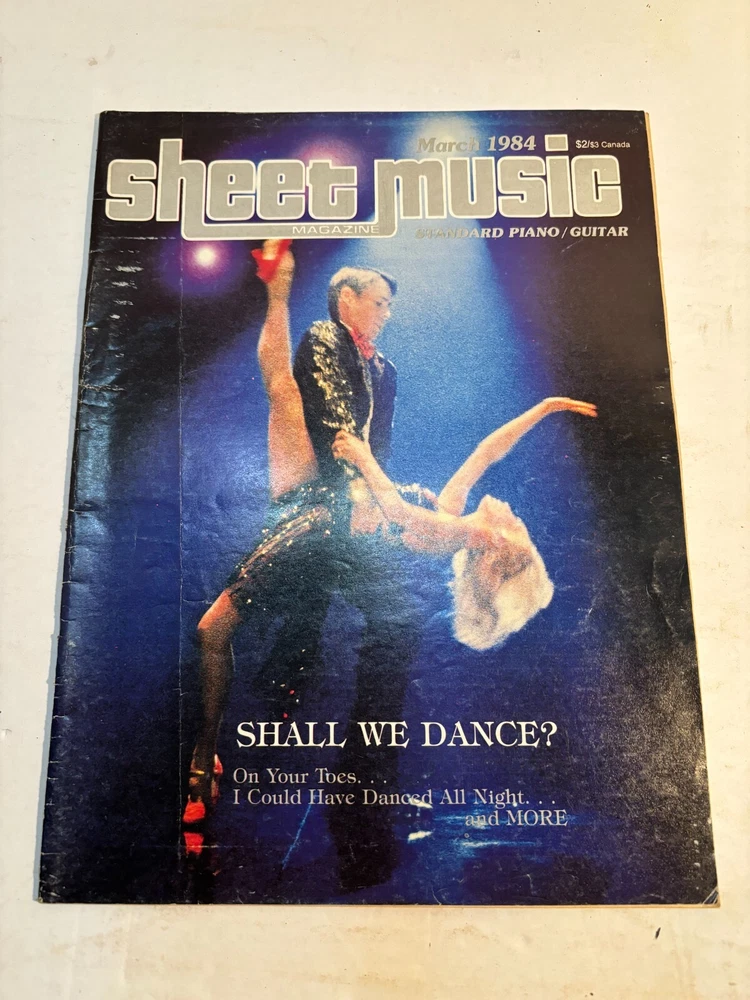 Sheet Music Magazine | Lot of 7 - 1984