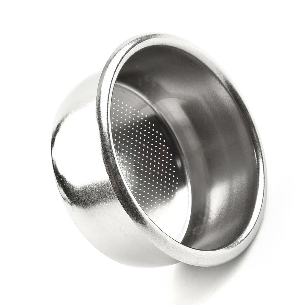 54mm Silver Reusable Double Wall Filter Basket for Coffee Machine 2020