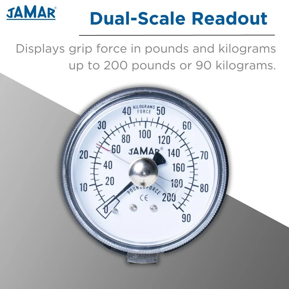 Jamar Hydraulic Hand Dynamometer, Max Force Patient Progress Indicator ...