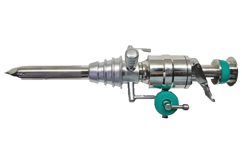 Laparoscopic Safety Trocar with Multifunction Valve Instrument Set 15mm ...