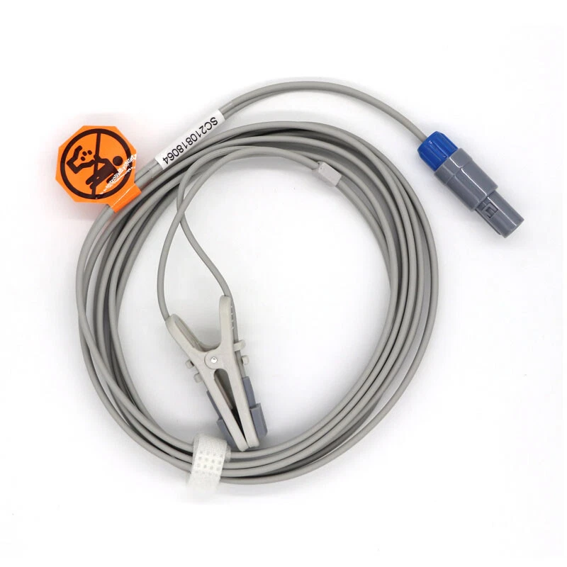 2Pc Adult/Pet Ear Clip Probe SpO2 Sensor Probe Compatible with CONTEC ...