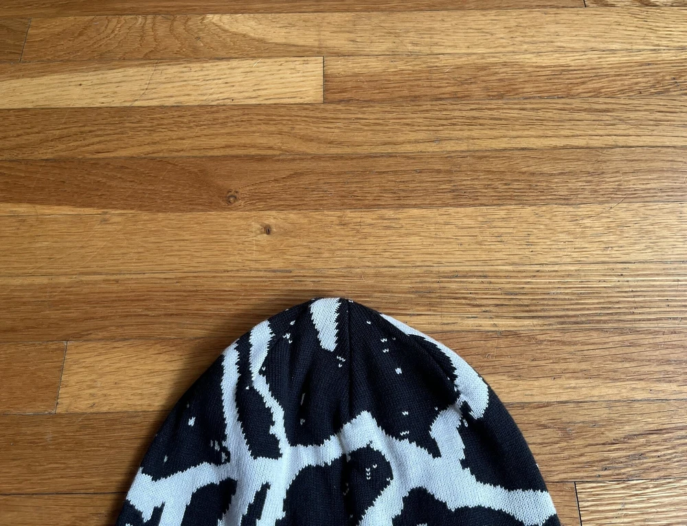 Arcteryx Lightweight Grotto Toque Beanie Orca Black White