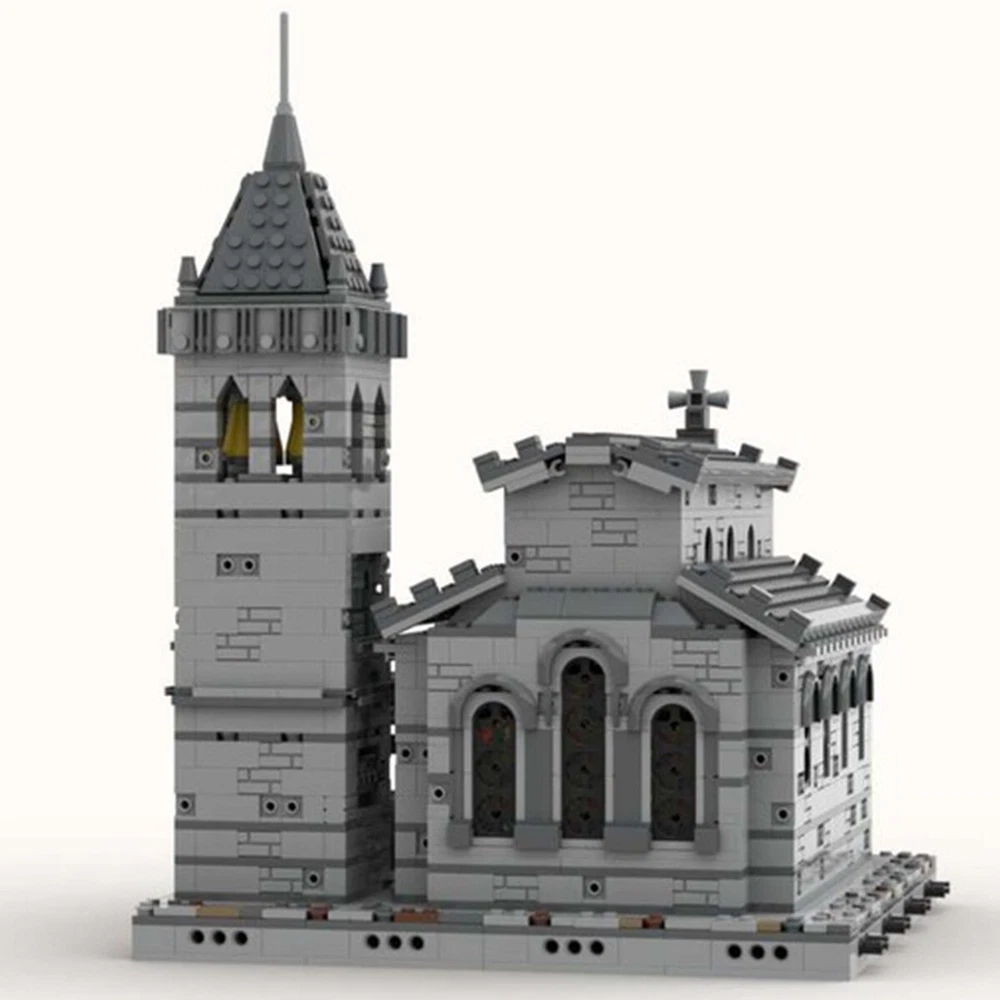 2085 PCS MOC Medieval Church Building Blocks large Architecture ...