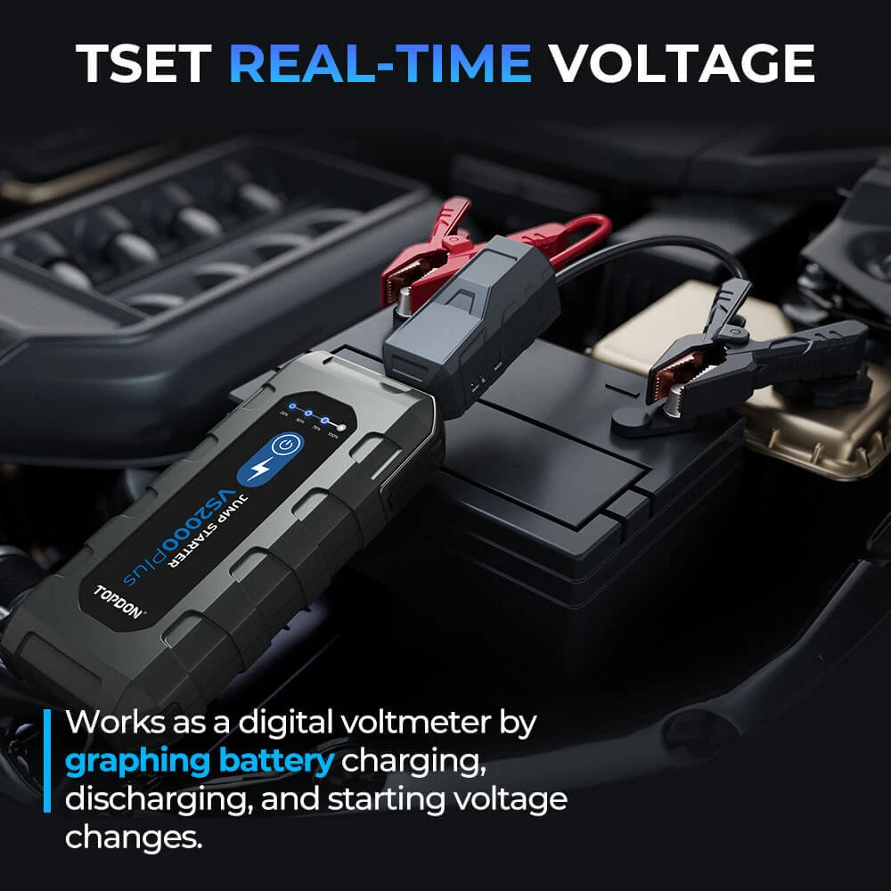 2024 TOPDON VS2000Plus Battery Tester & Booster Safe 2000Amp 12V Jump ...