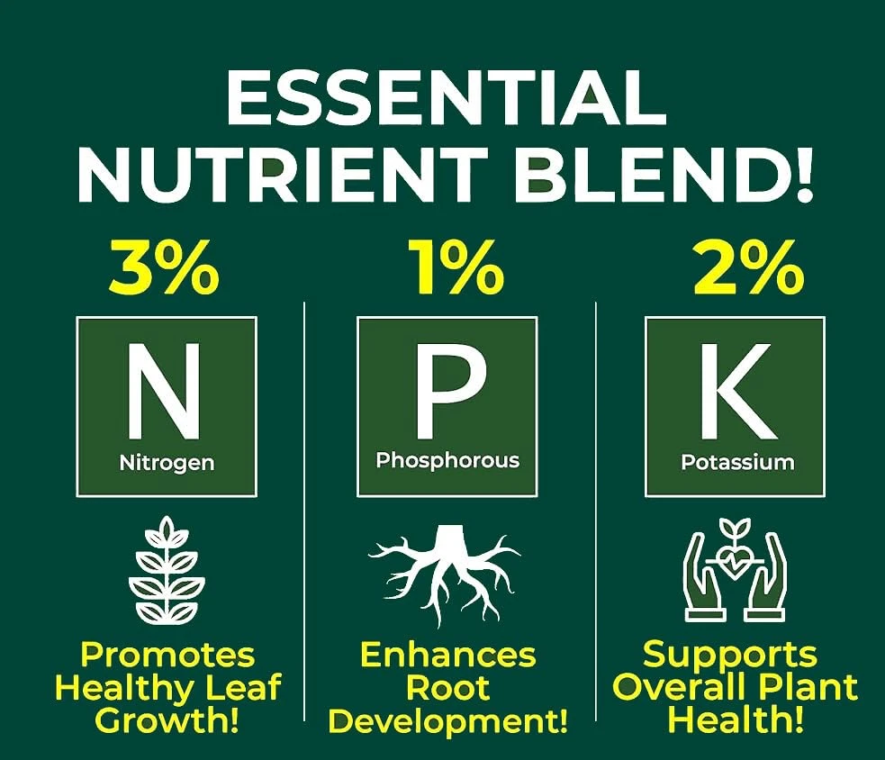 Premium Liquid Citrus Tree Plant Fertilizer - 3-1-2 Concentrate for ...