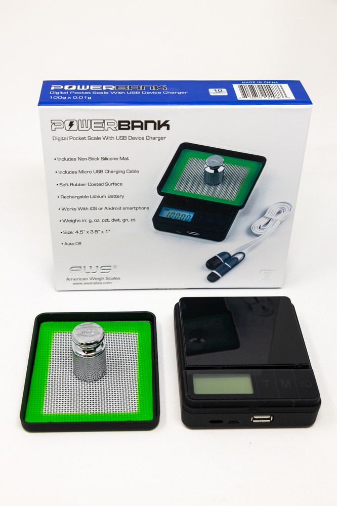 Portable AWS Power Bank with Built-in Digital Scale