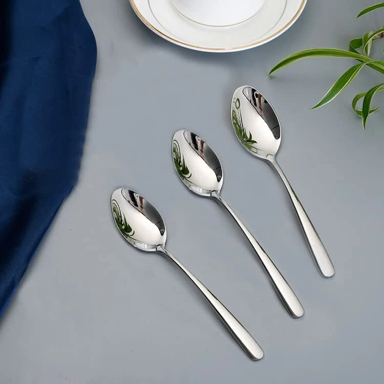 12-Pieces Teaspoons, Heavy Duty Stainless Steel 6.7 Inches Small Spoons ...