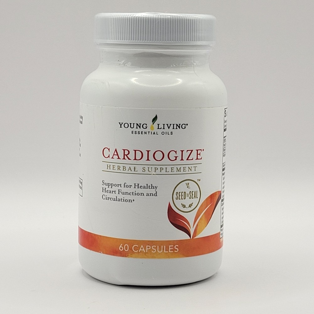 Young Living CARDIOGIZE 60 Caps Support Healthy Heart & Circulation ...