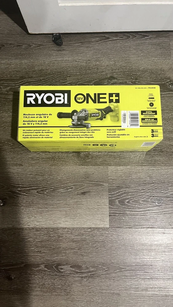 Ryobi ONE+ 18V Cordless 4-1/2 in. Angle Grinder - Tool Only (PCL445B)