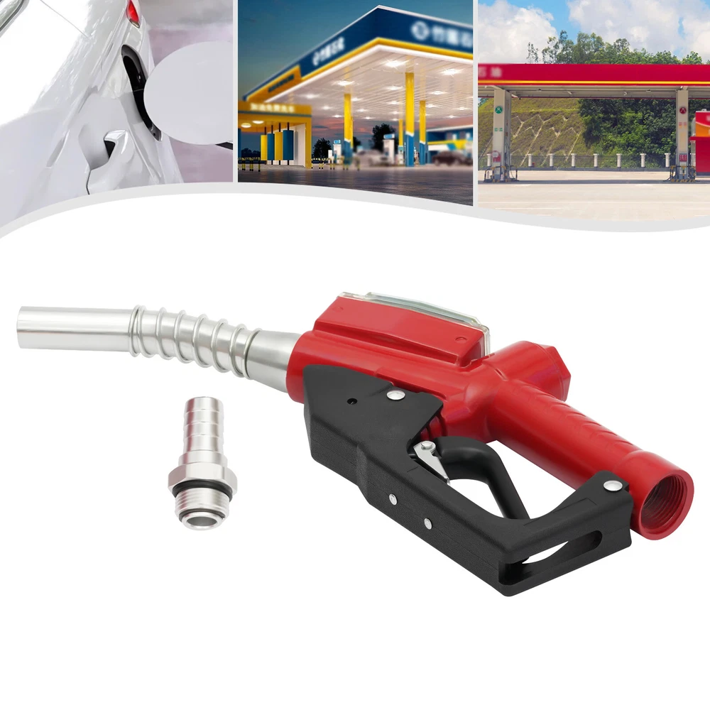 1inch Gasoline Nozzle Gun+Flow Meter Fit Fuel Oil Diesel Petrol ...