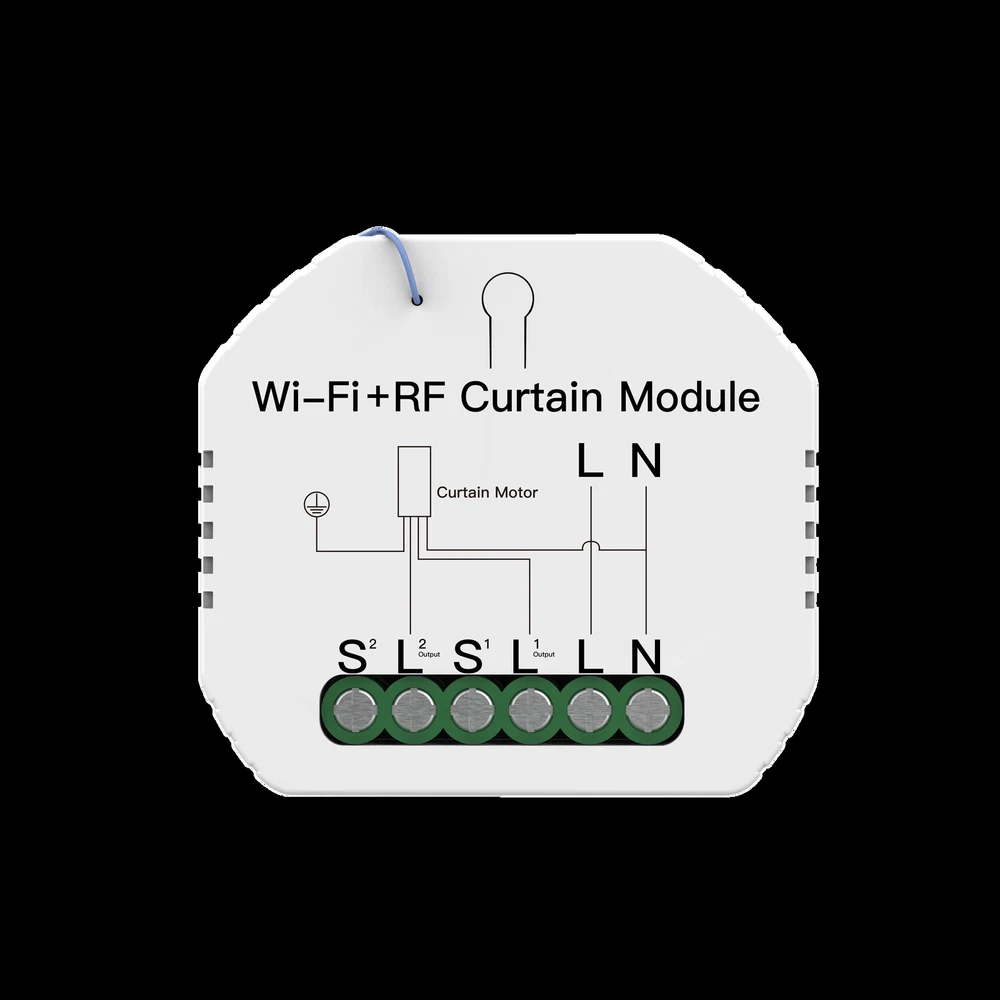 Tuya WiFi RF Smart Roller Blinds Controller with Remote for Automated ...