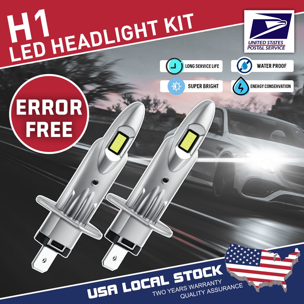 H1 LED Modigt Headlight High Beam Beam Bulbs Conversion Kit Super ...