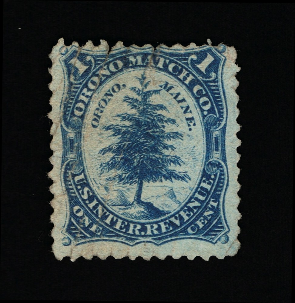 AFFORDABLE GENUINE SCOTT #RO141b PRIVATE DIE ORONO MATCH CO ON SILK ...