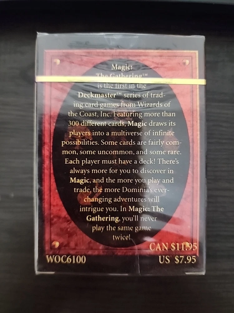 MTG Magic 4th Edition Starter Deck *Sealed* WOTC 1995