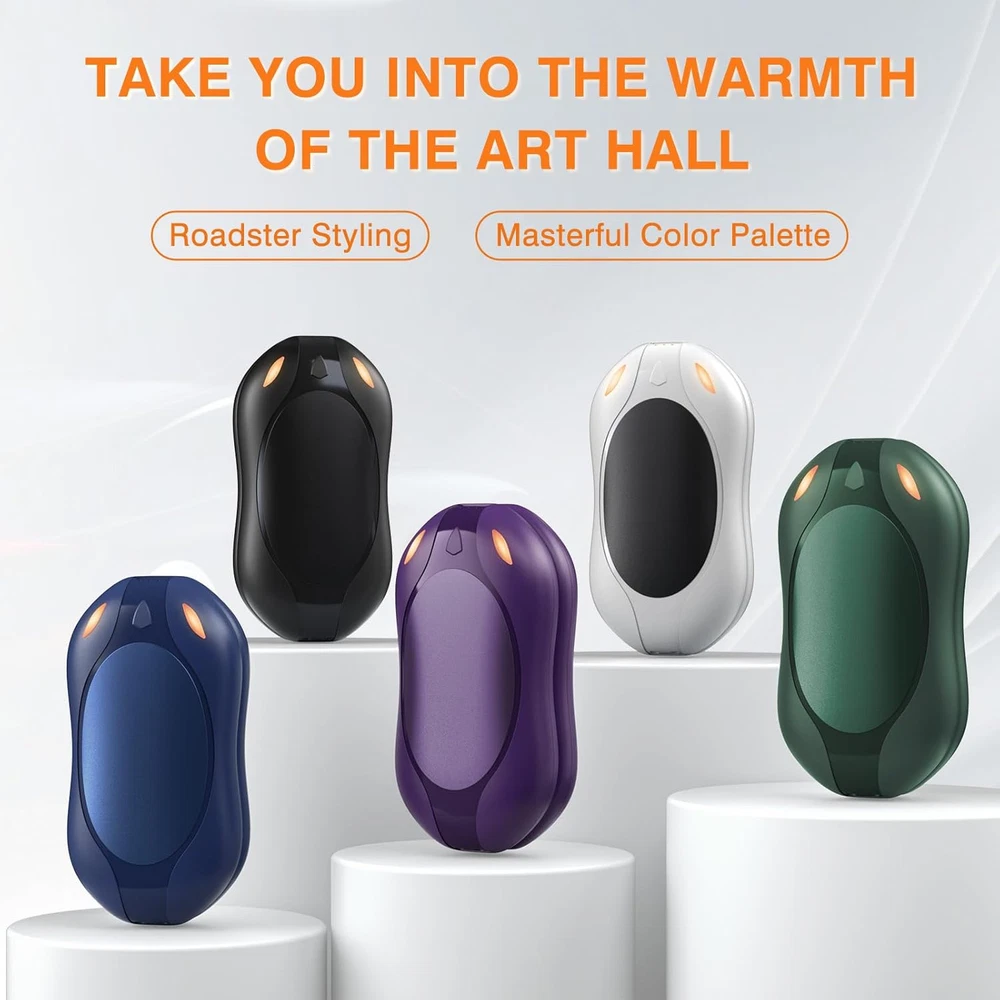 Hand Warmers Rechargeable 2 Pack: Portable Electric Hand Warmer 2 in 1 ...