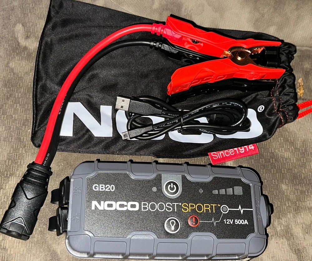NOCO Boost Sport GB20 500 Amp 12 Volt UltraSafe Lithium Jump Starter ...