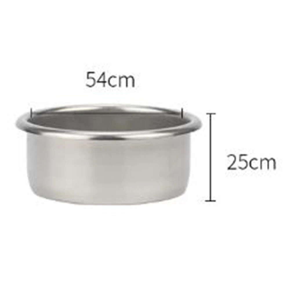 54mm Silver Reusable Double Wall Filter Basket for Coffee Machine 2020