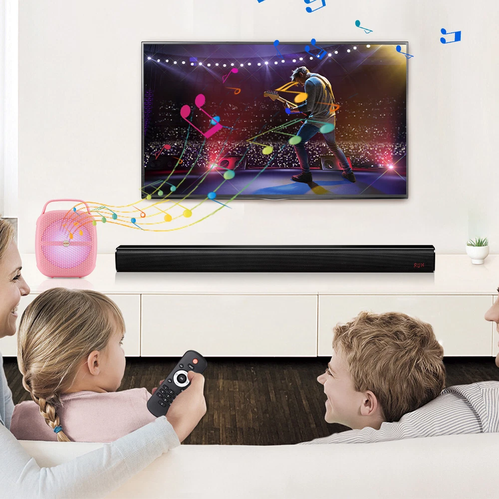 8-Inch Bluetooth Portable Wireless Speaker with LED, TWS, FM, and ...