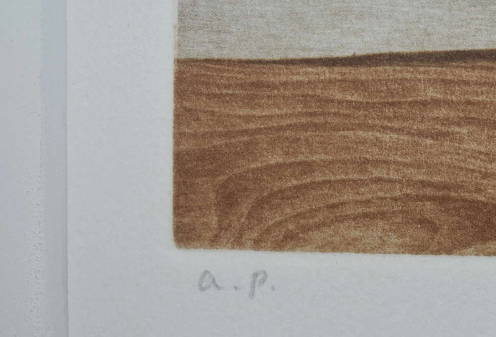 Listed Korean Artist Kyu - Baik Hwang , Signed Original Mezzotint ...