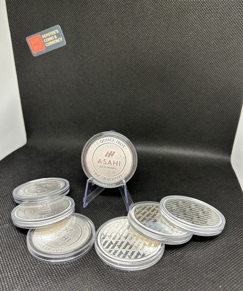 1 oz Asahi Refining .999 Fine Silver Round - Affordable Stacking ...