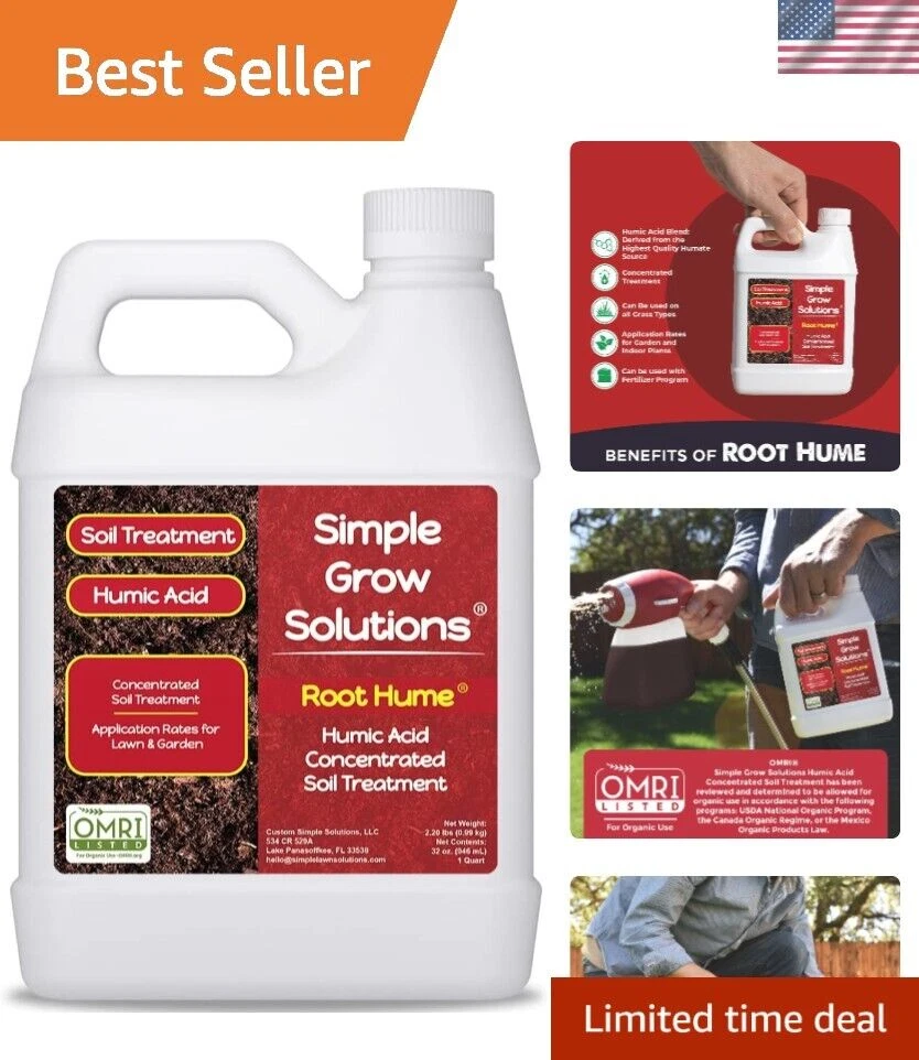 Root Hume- Simple Grow Solutions - Concentrated Humic Acid - Liquid ...